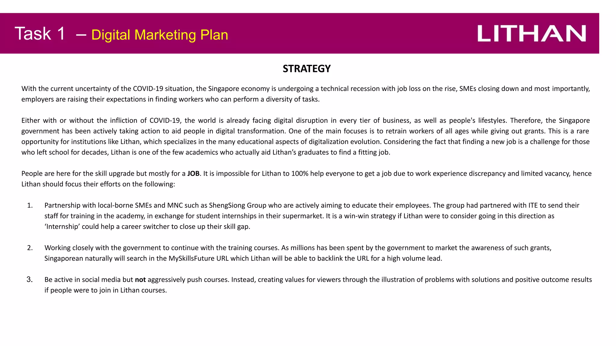 Digital Marketing Capstone Project Presentation | PDF