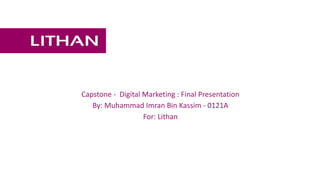 Digital Marketing Capstone Project Presentation | PDF