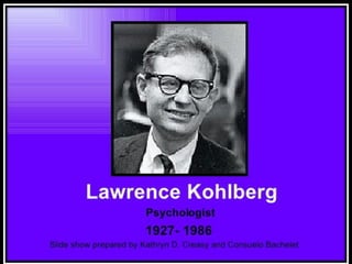 6. unit i kohlberg moral development | PDF