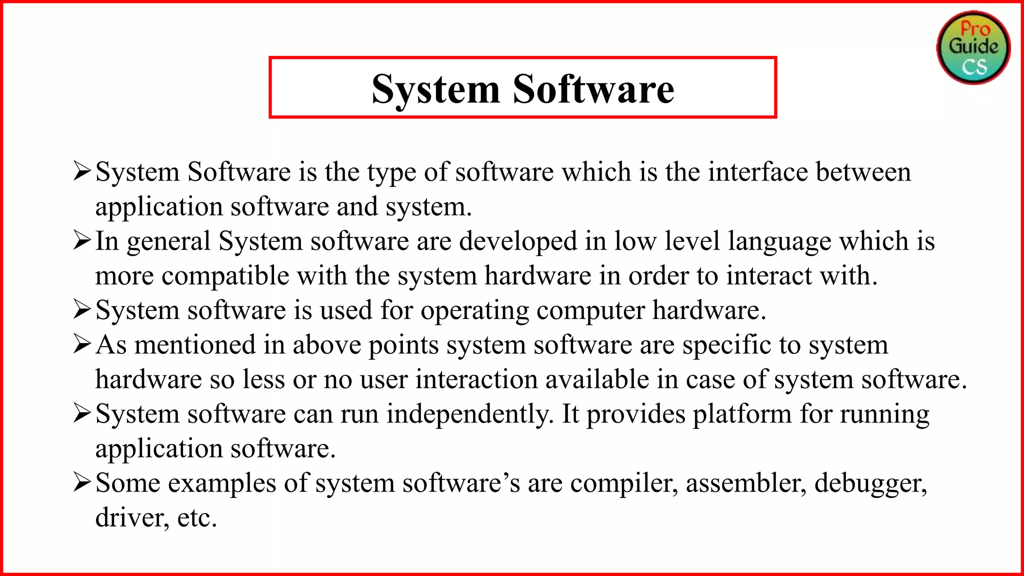 Part 5 1 Hardware Software System Software Application Software Ppt