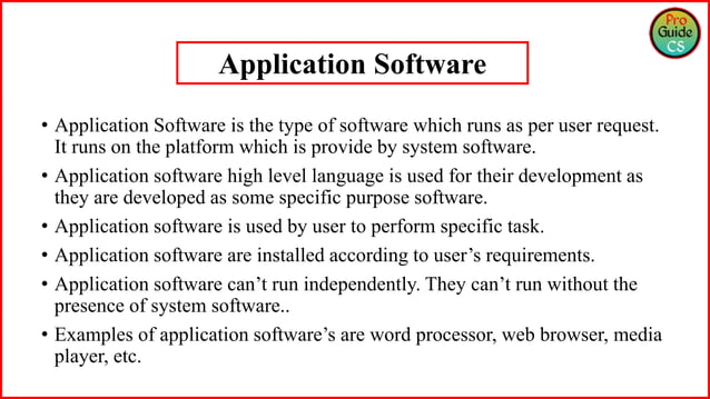 Part 5.1 Hardware | Software | System Software | Application Software | PPT