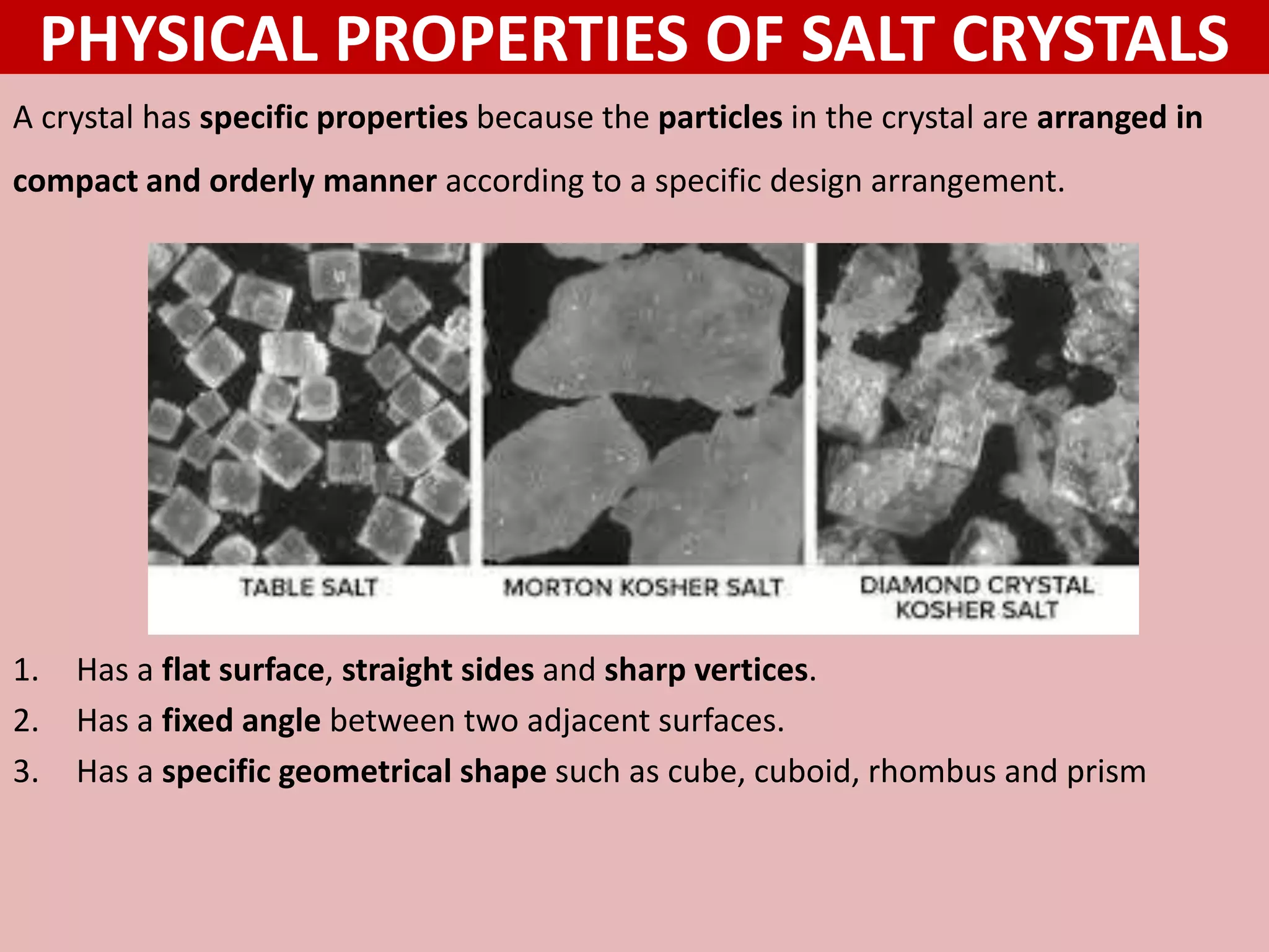6.8 Salts, crystals and their uses in daily life | PPTX