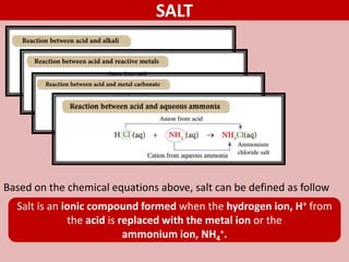 6.8 Salts, crystals and their uses in daily life | PPTX