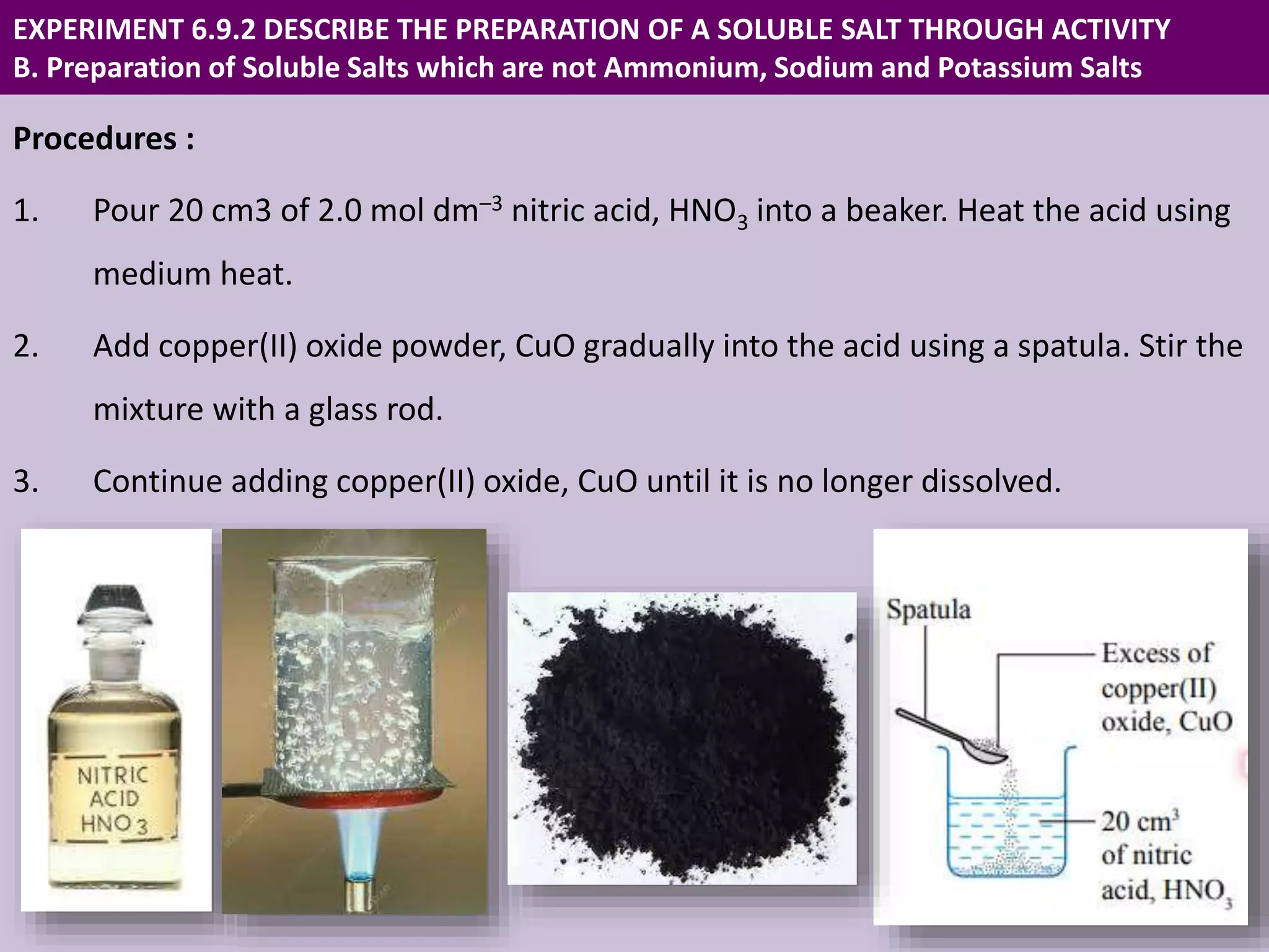 6.9 PREPARATION OF SALTS | PPTX