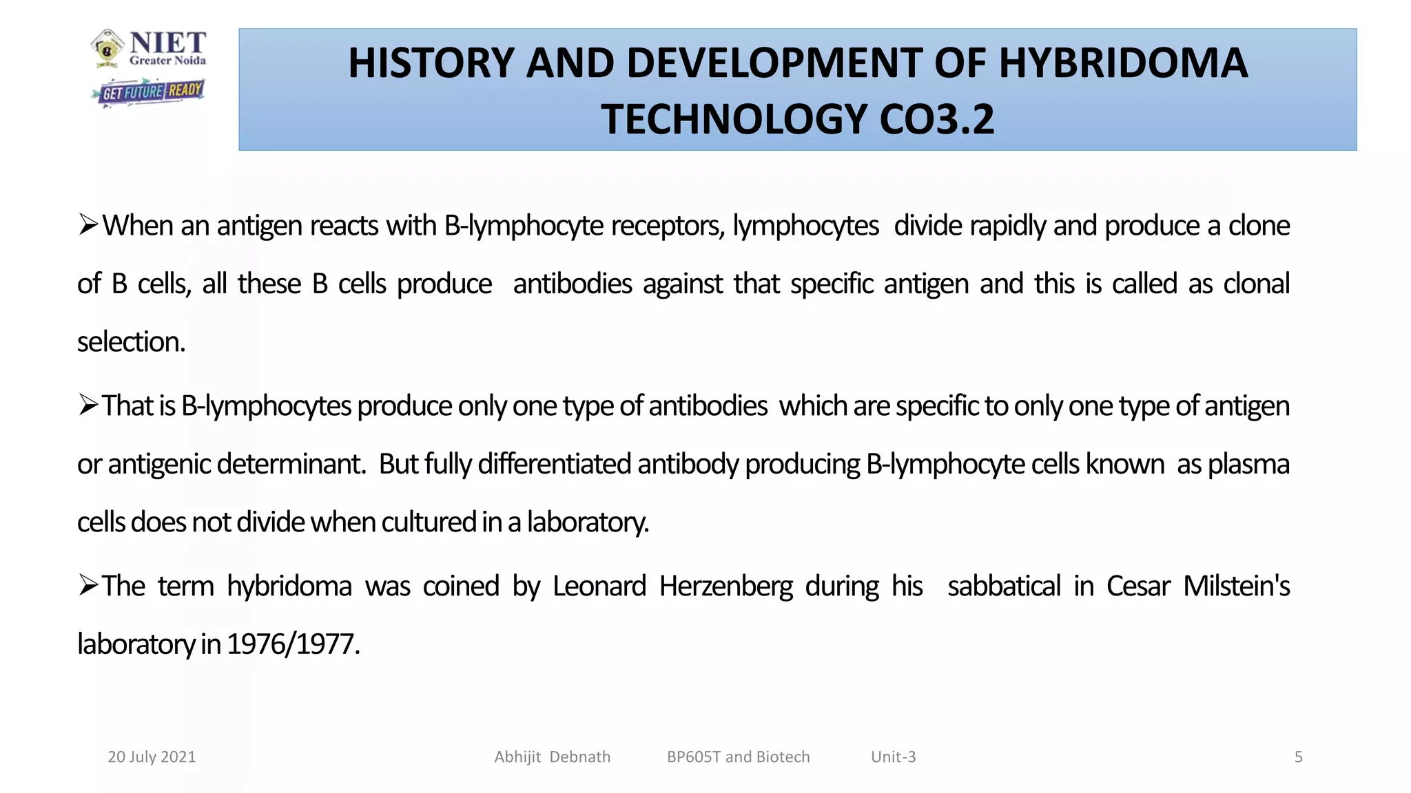Hybridoma Technology | PPTX