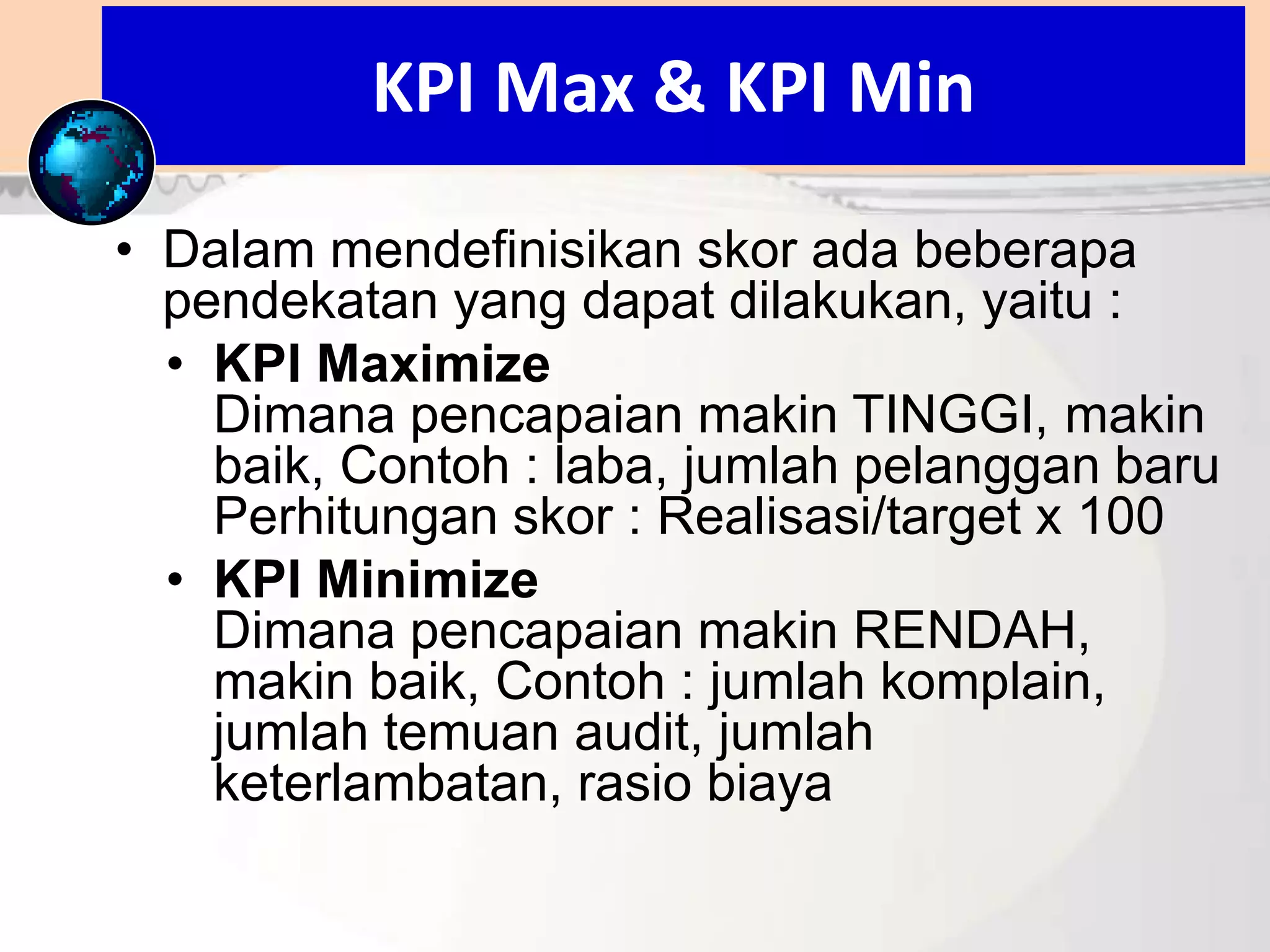 Menyusun Pengukuran Kinerja (KPI) Individu _Training BALANCED SCORECARD ...