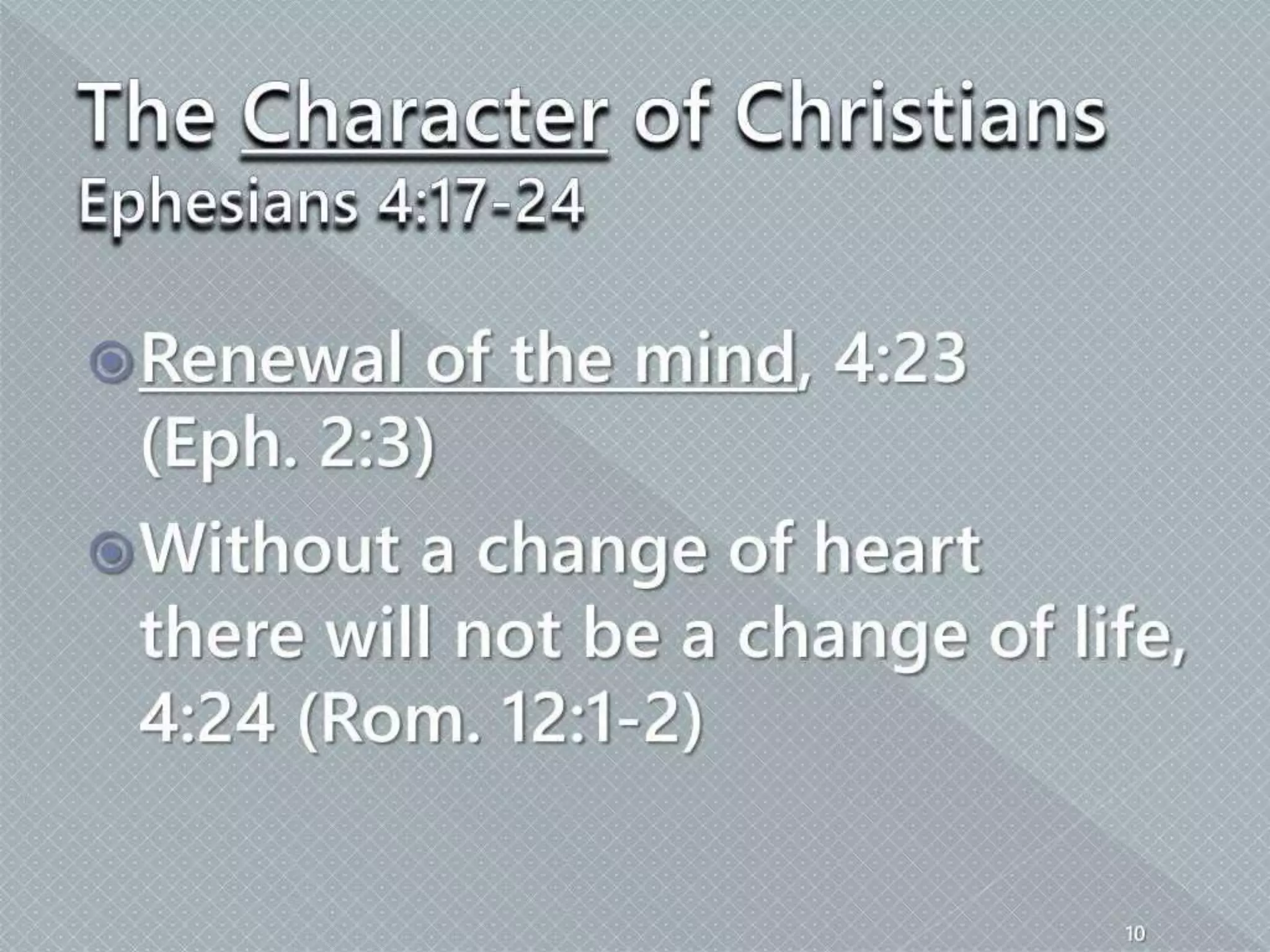 6. Ephesians 4; The Unity of the Spirit | PPT