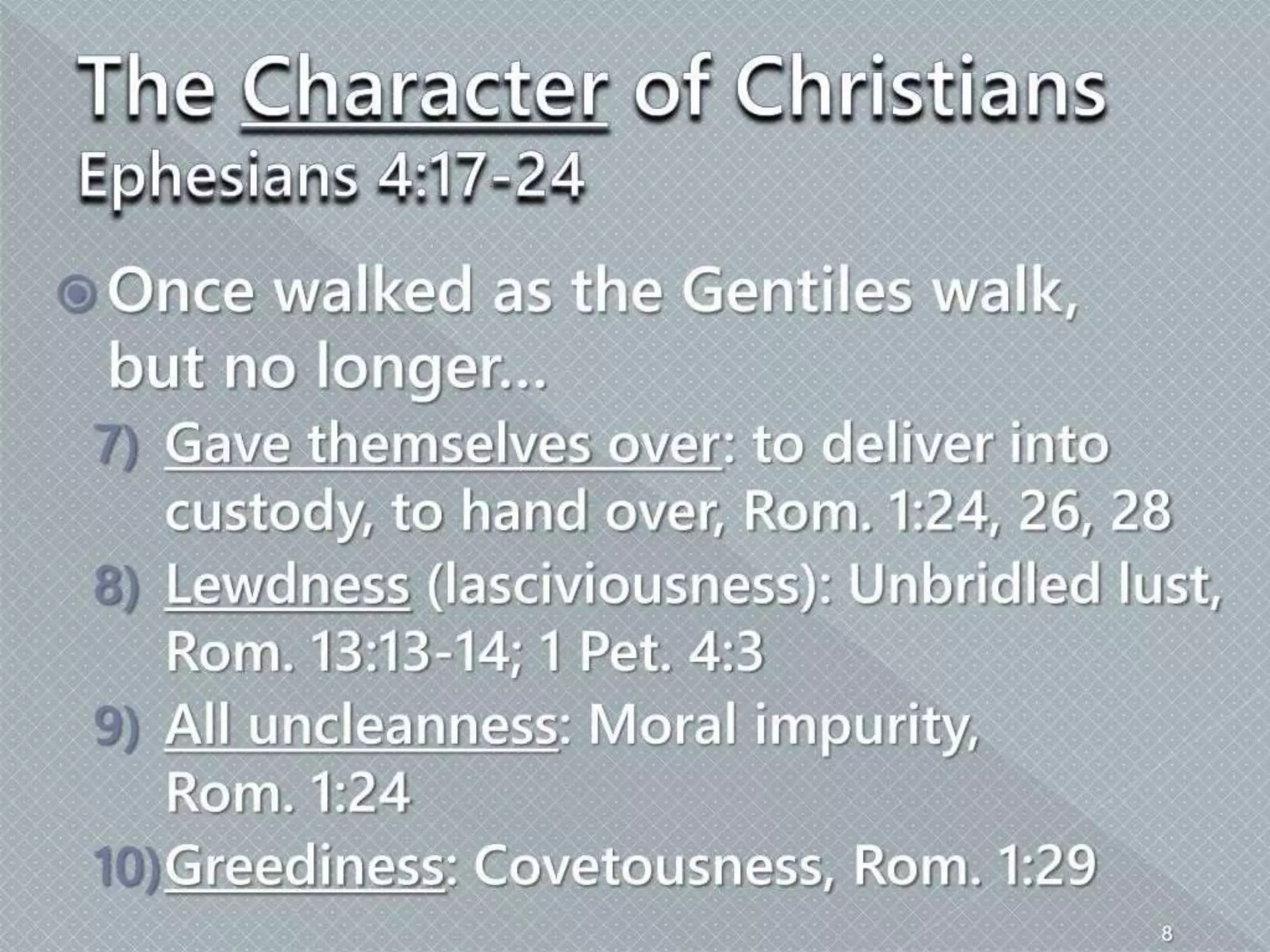 6. Ephesians 4; The Unity of the Spirit | PPT