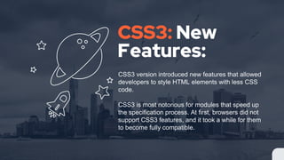 CSS3 New Features: | PPTX