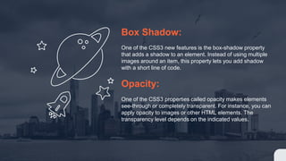 CSS3 New Features: | PPTX