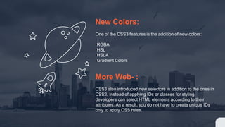 CSS3 New Features: | PPTX