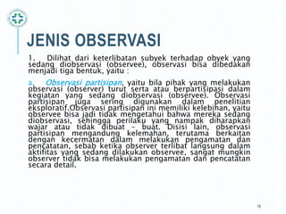 Keterampilan observasi dalam praktik kebidanan | PPTX