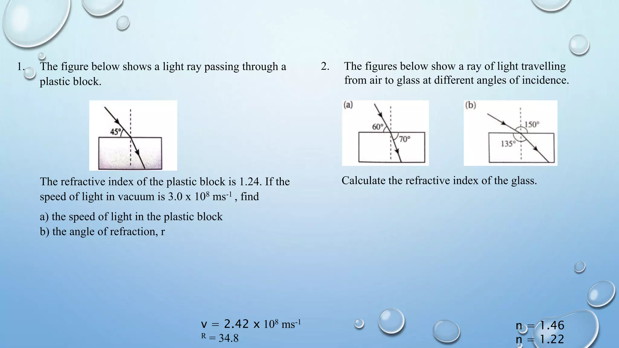 6.1 refraction of light | PPTX