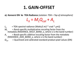 6. kalibrasi radiometrik | PDF