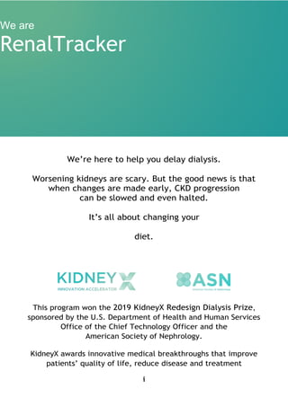 Renal Dessert Options for Your Kidney Disease | PDF