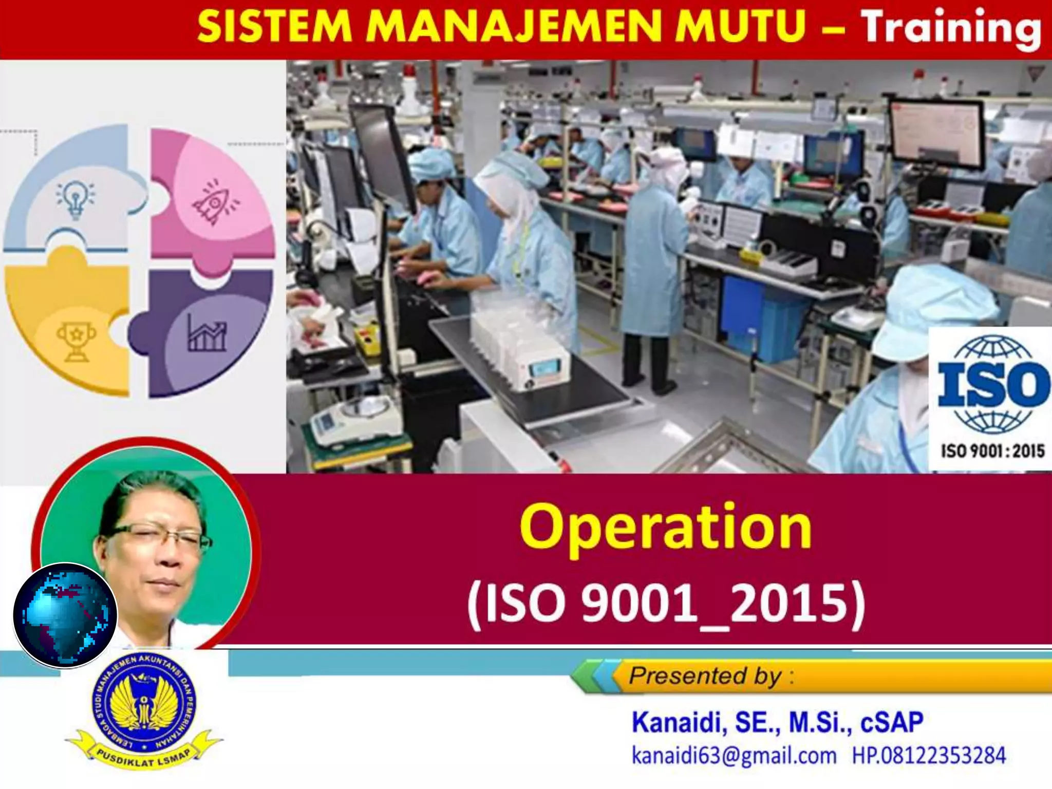 Klausul 8: Operation (ISO 9001:2015)_ Training "SISTEM MANAJEMEN MUTU" | PPTX