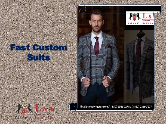 Fast Custom Suits | Premium Suits | PPTX | Style & Fashion