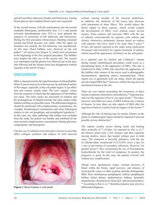 Angina Bullosa Hemorrhagica: Case Report | PDF