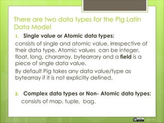 Pig Latin, Data Model with Load and Store Functions | PDF