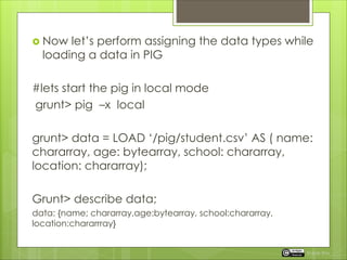 Pig Latin, Data Model with Load and Store Functions | PDF