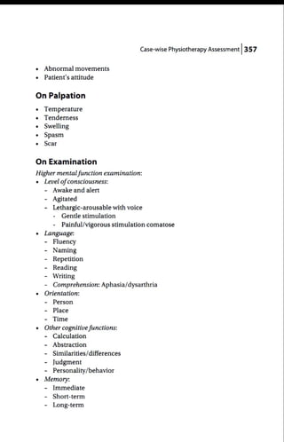 stroke assessment format | PDF