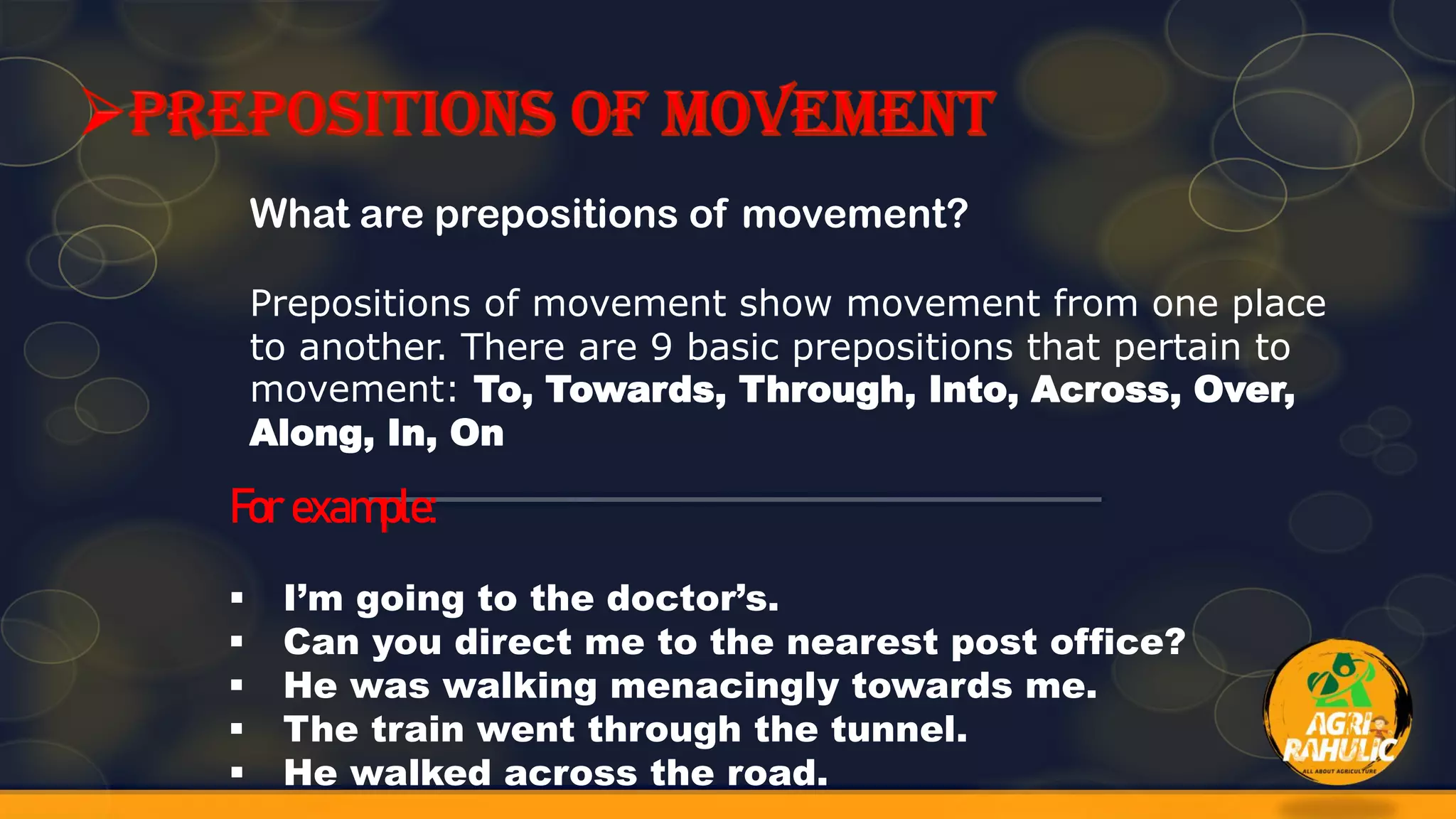 6. preposition { b.sc. agriculture } | PPT