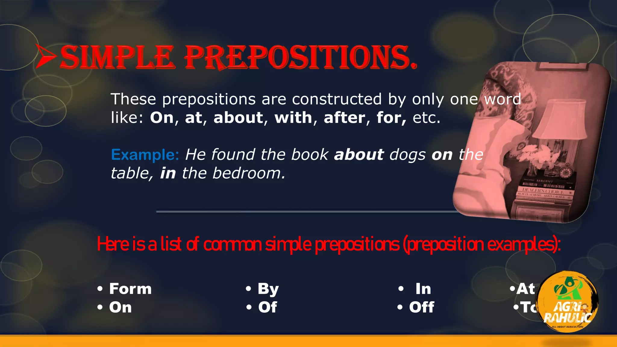 6. preposition { b.sc. agriculture } | PPT