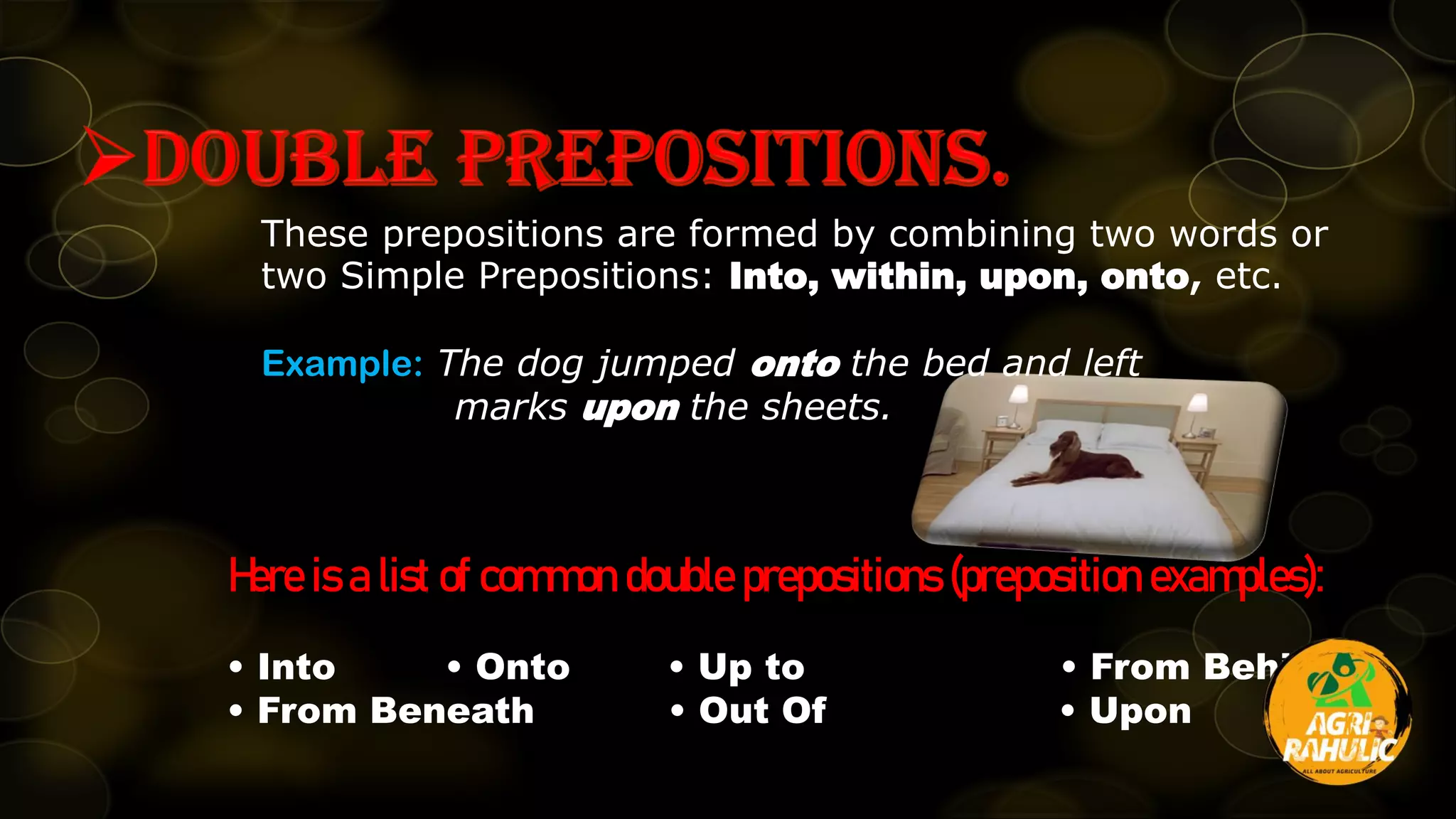 6. preposition { b.sc. agriculture } | PPT