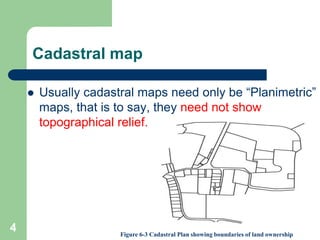 6. lecture 5 cadastral maps | PPTX