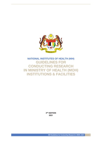 NIH Guidelines for Conducting Research in Ministry of Health (MOH ...