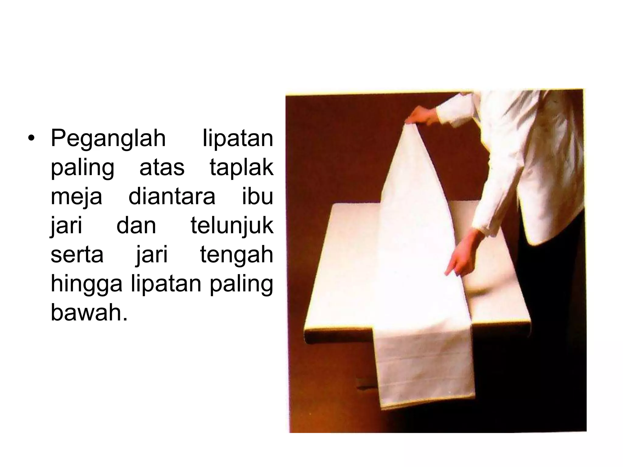 Laying cover for table | PPT
