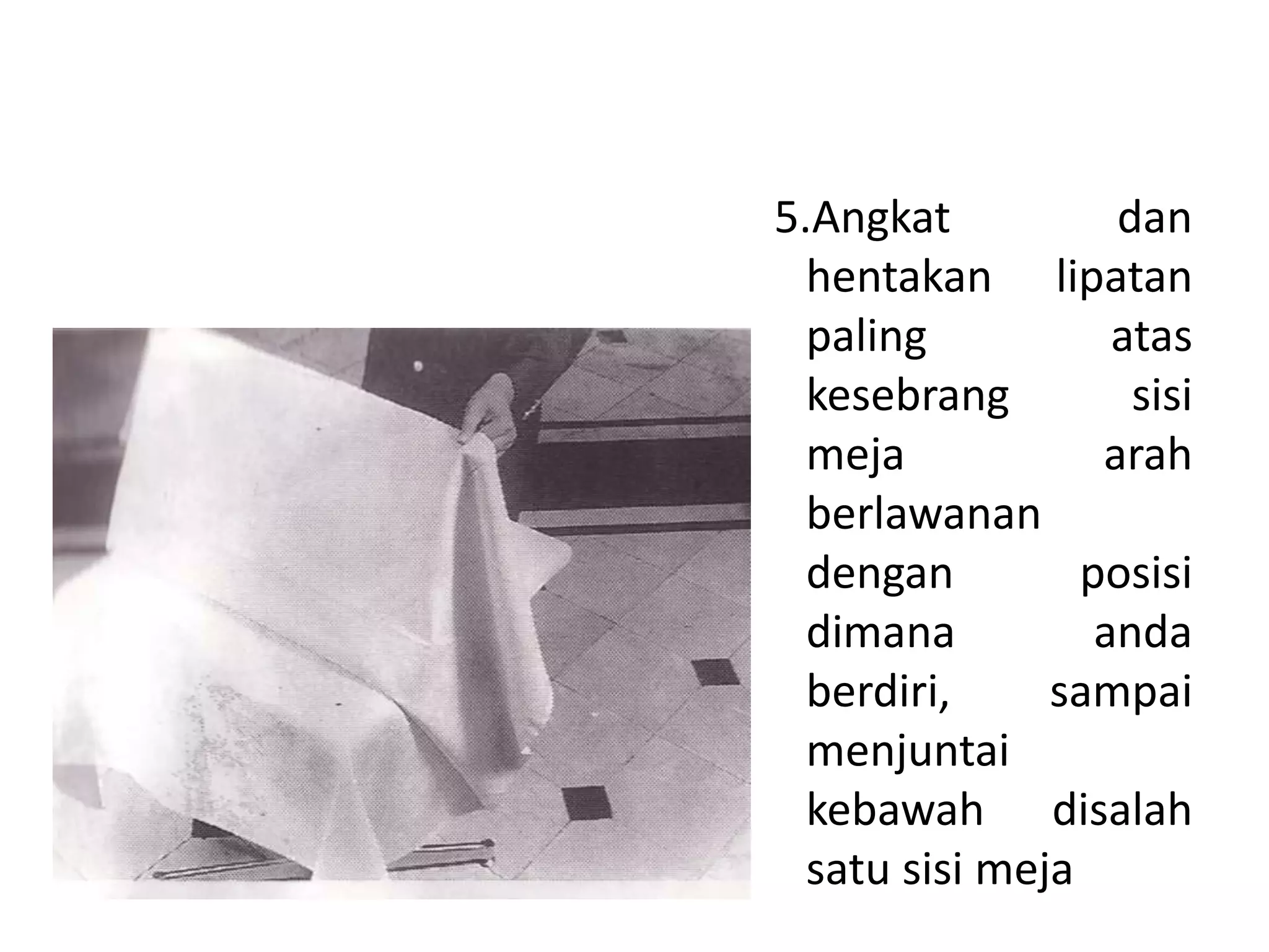 Laying cover for table | PPT