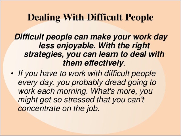 Dealing with Difficult People _Training "COACHING & MENTORING Skill" | PPTX