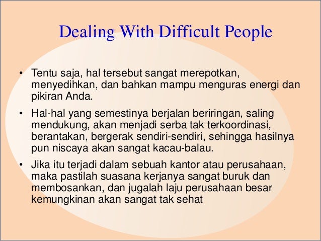 Dealing with Difficult People _Training "COACHING & MENTORING Skill" | PPTX