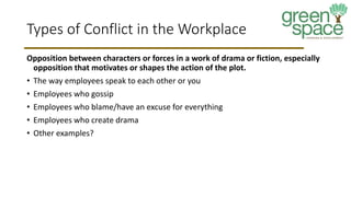 Managing Staff Conflict | PPT