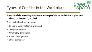 Managing Staff Conflict | PPT