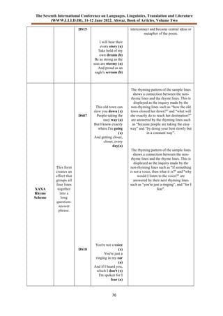 The Language of Disney Songs: A Formalistic Analysis | PDF