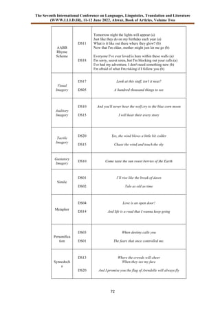 The Language of Disney Songs: A Formalistic Analysis | PDF