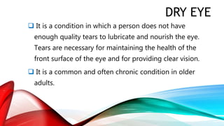 6. Dry eye diagnosis and management.pptx