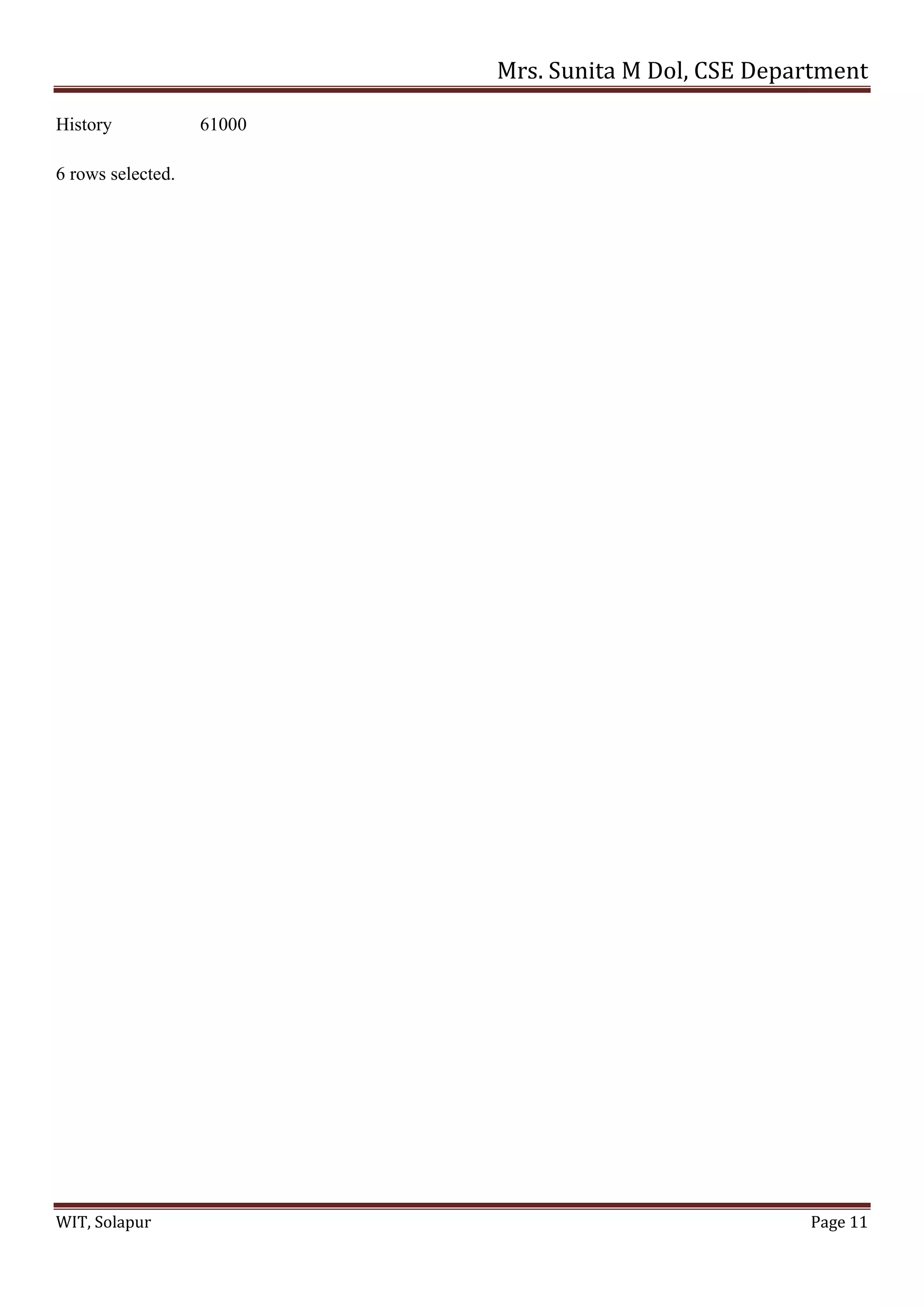 6. Aggregate Functions.pdf | Databases | Computer Software and Applications