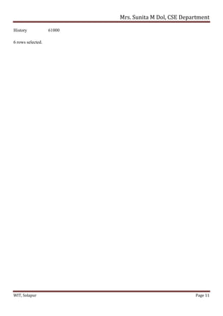 6. Aggregate Functions.pdf | Databases | Computer Software and Applications