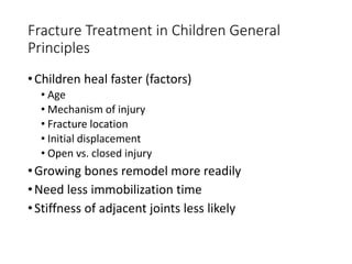 Fractures in children | PPT