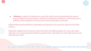 Enfermedad Inflamatoria Intestinal (CUCI y Crohn) y Otros. | PDF