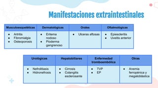 Enfermedad Inflamatoria Intestinal (CUCI y Crohn) y Otros. | PDF