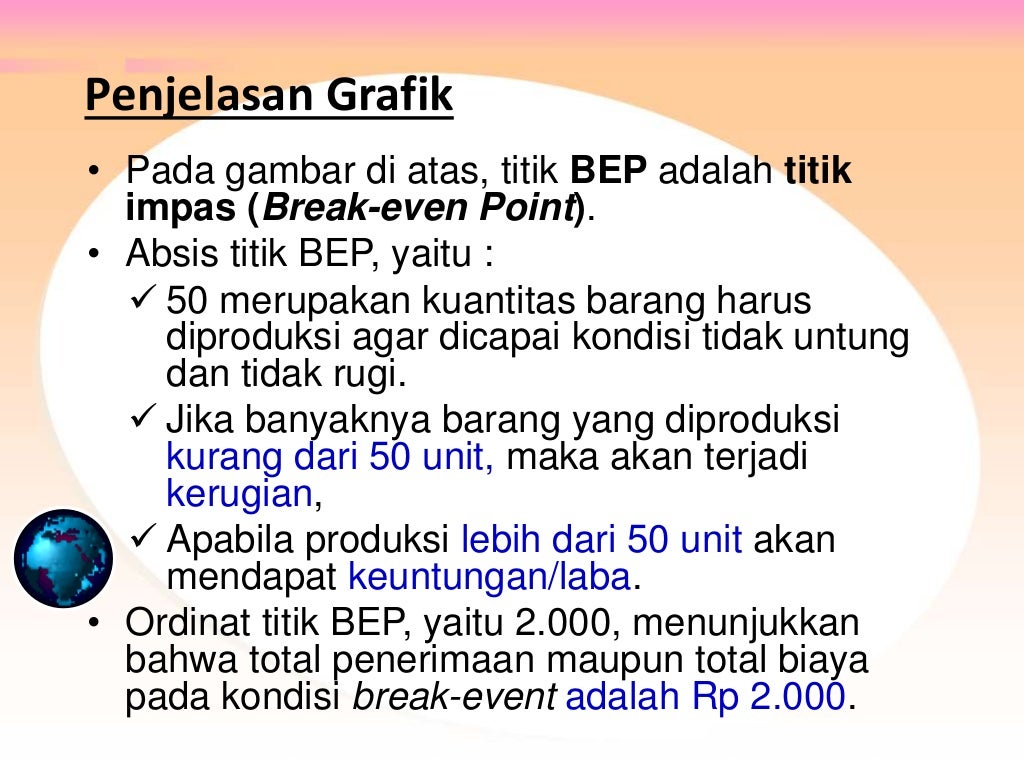 Analisis Titik Pulang Pokok (Break Event Point Analysis) _Pelatihan ...