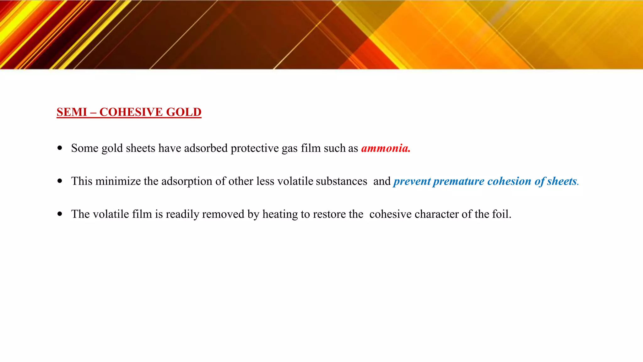 DIRECT FILLING GOLD | PPTX