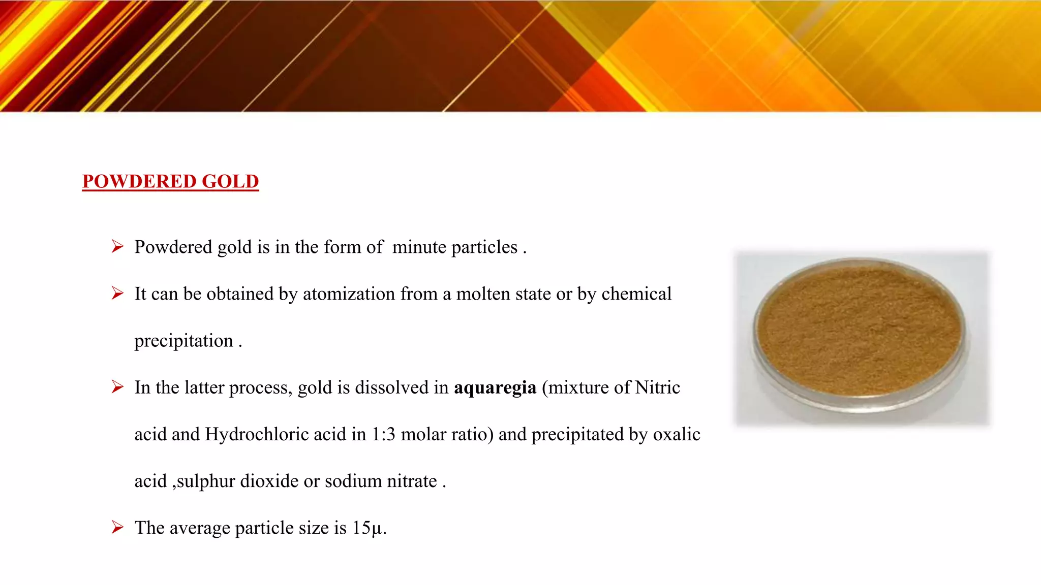 DIRECT FILLING GOLD | PPTX