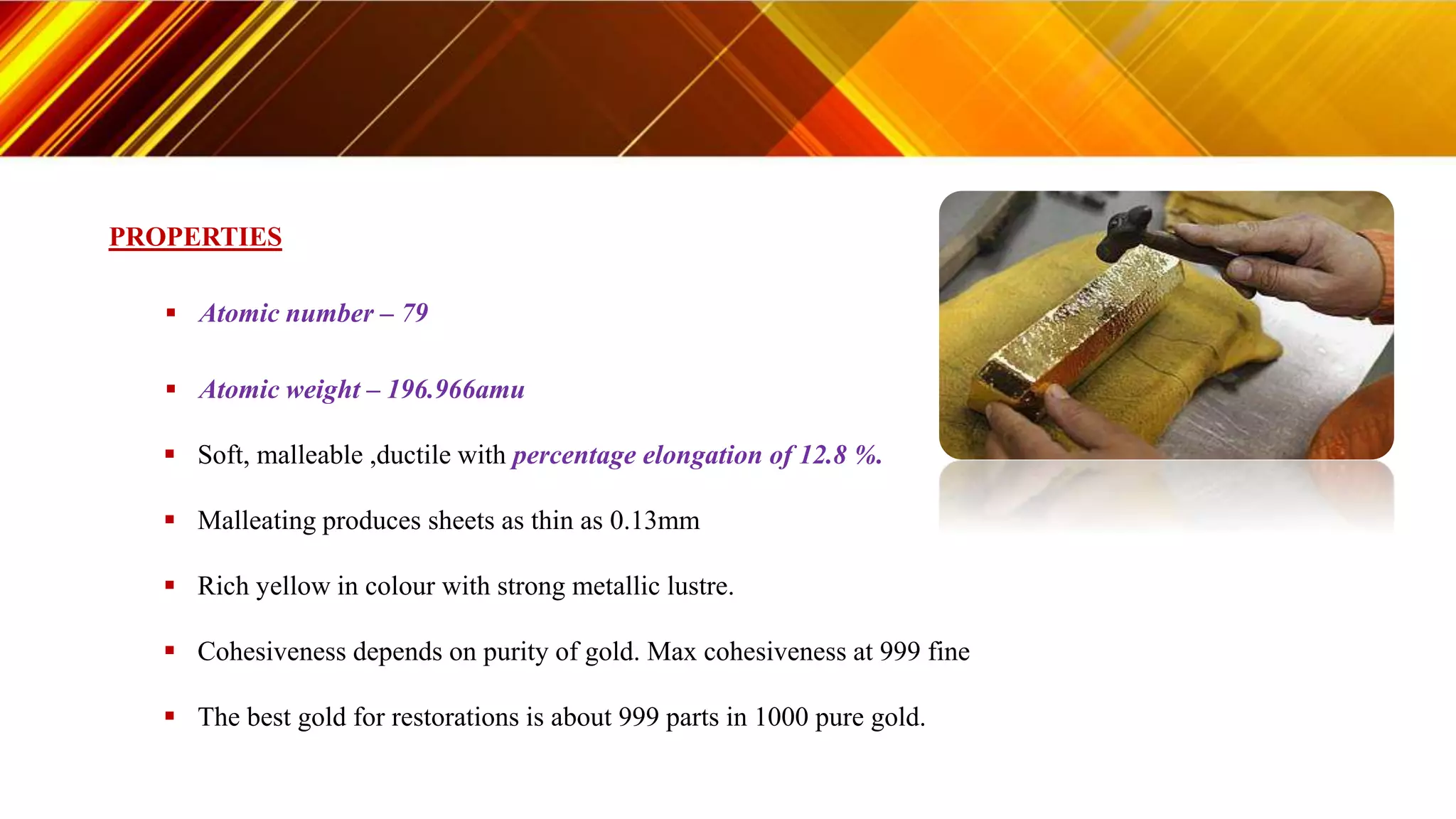 DIRECT FILLING GOLD | PPTX