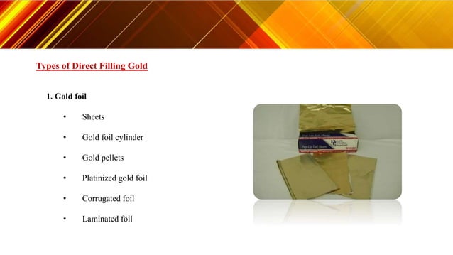 DIRECT FILLING GOLD | PPTX | Oral care | Personal Care