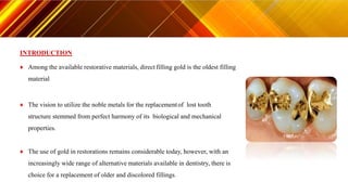DIRECT FILLING GOLD | PPTX